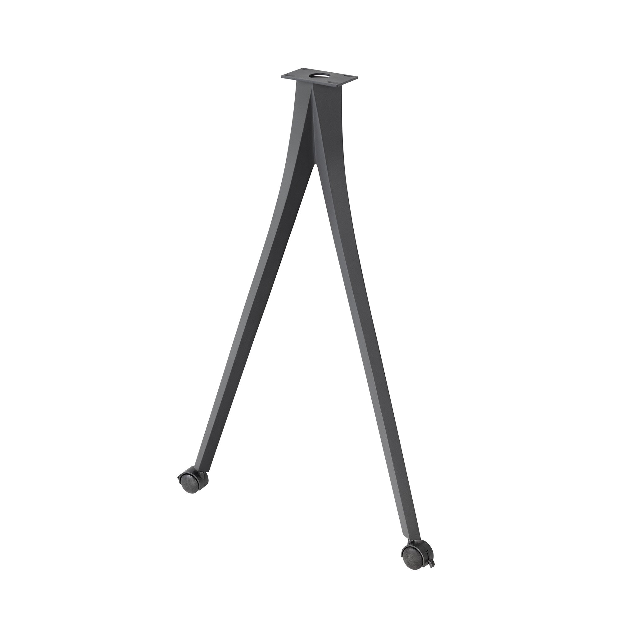 Bar Table Legs with Casters 618 Compa 40" H Industrial Style – Metal ...